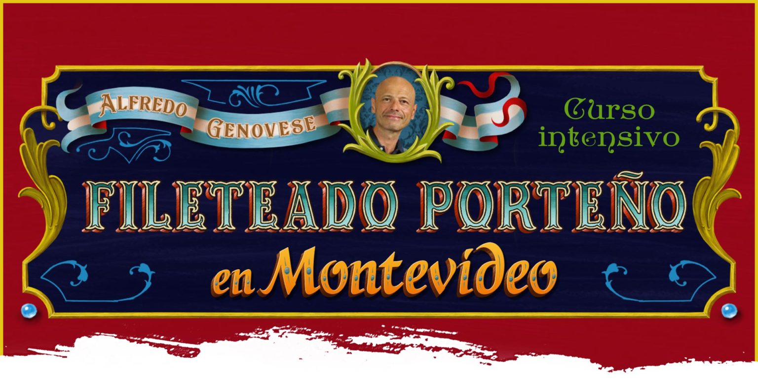 Fileteado Porteño en Montevideo con Alfredo Genovese - Buena Letra